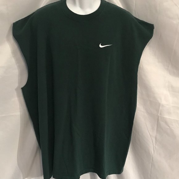 Nike | Shirts | Nike Light Green Sleeveless Workout Muscle Man Athletic ...